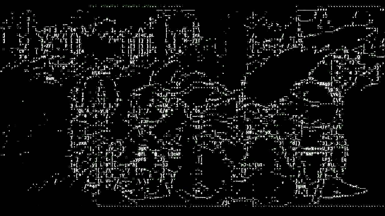 Attack of the Black Mages 5! --ASCII Art - YouTube