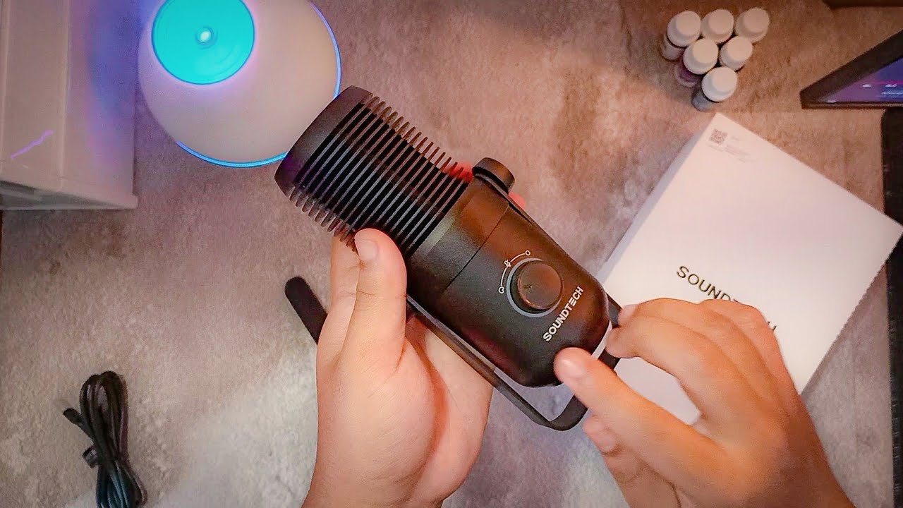 Mic Condenser Dengan Fitur Lengkap • Unboxing Mic Soundtech 2.1 + Boom ...