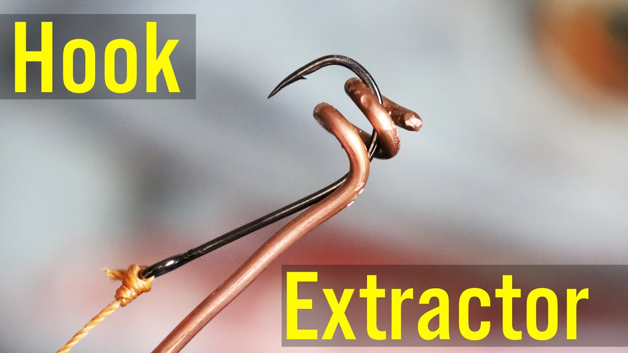 See what an incredible tool the fisherman made to extract the hooks ...