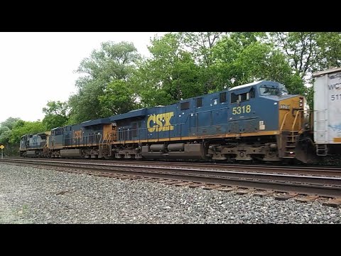 [HD] CSX Q635 Garbage Train Westbound - Fairport, NY - YouTube