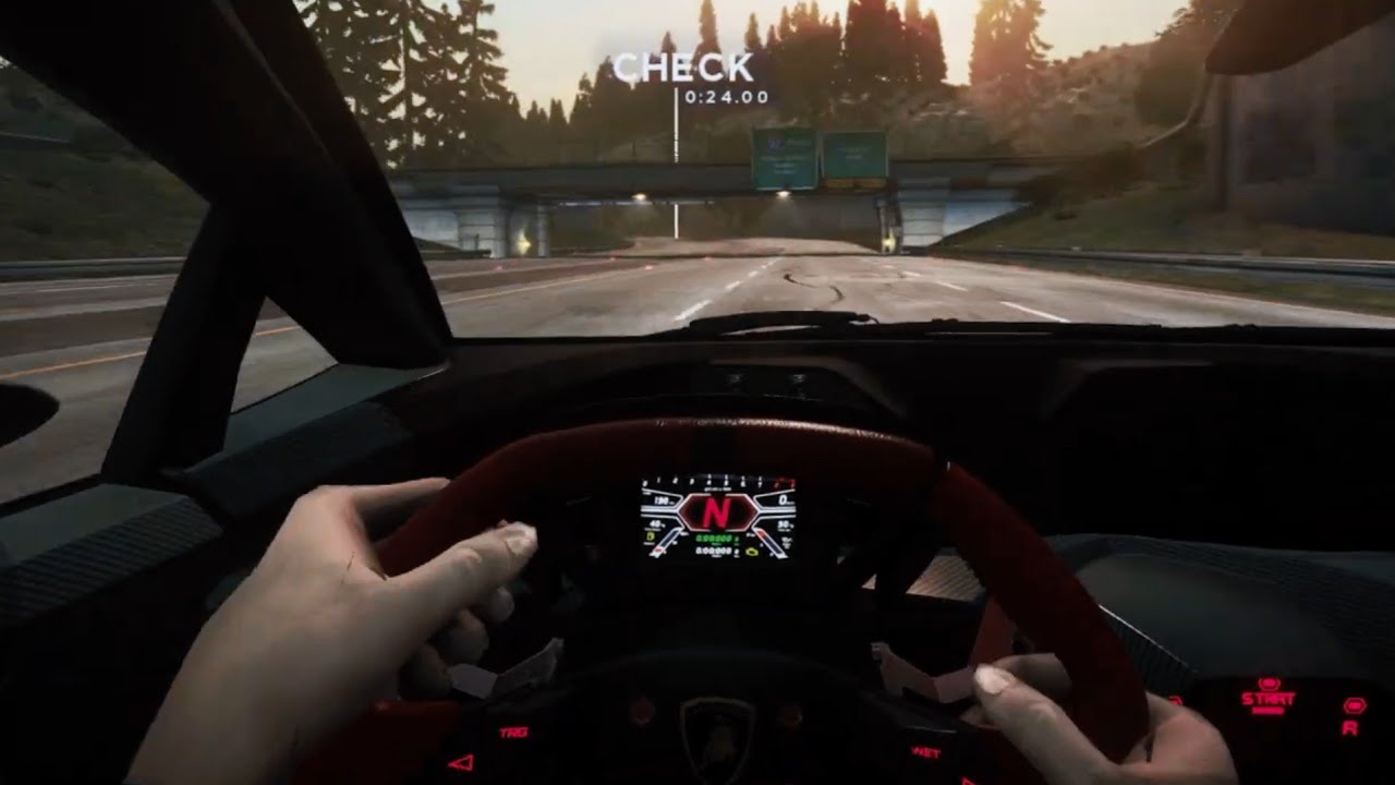 Need for Speed ™ REDLINE | Lamborghini Sesto Elemento (Cockpit View ...