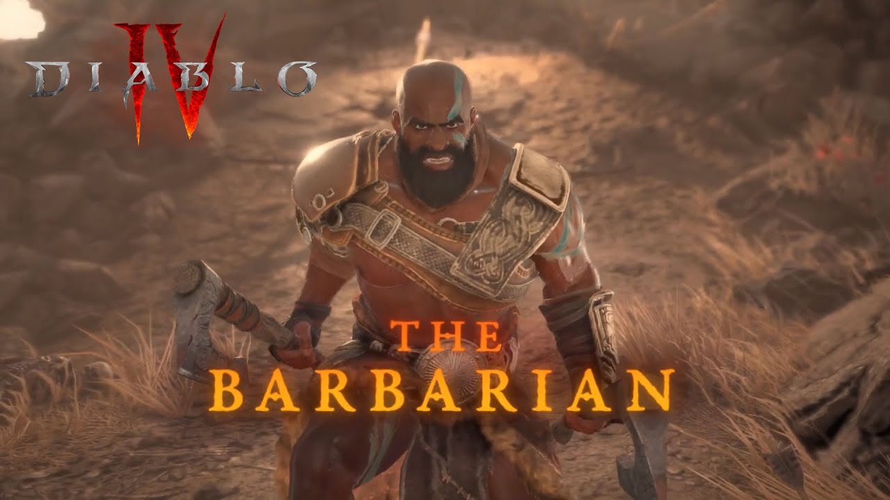Diablo 4 Barbarian Class Trailer Unleash Your Fury Youtube