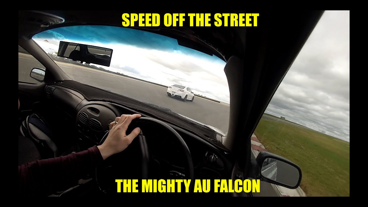 Speed Off The Street In The Mighty AU Falcon! - YouTube