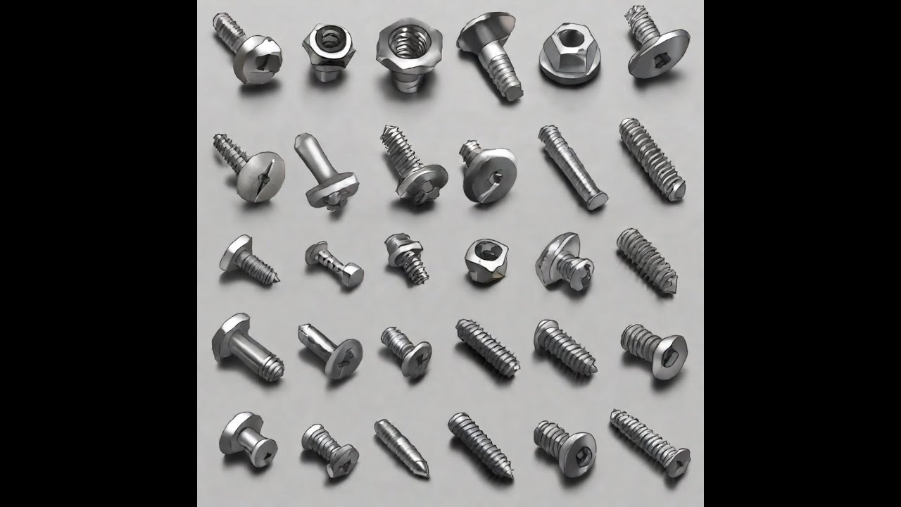 22 Main Types of Screws Heads - YouTube