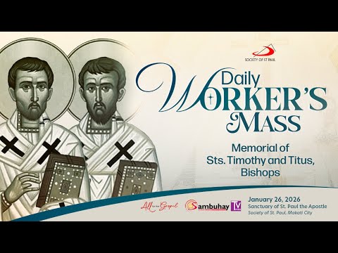Sambuhay TV Mass | January 26, 2026 | Memorial of Saints Timothy and ...