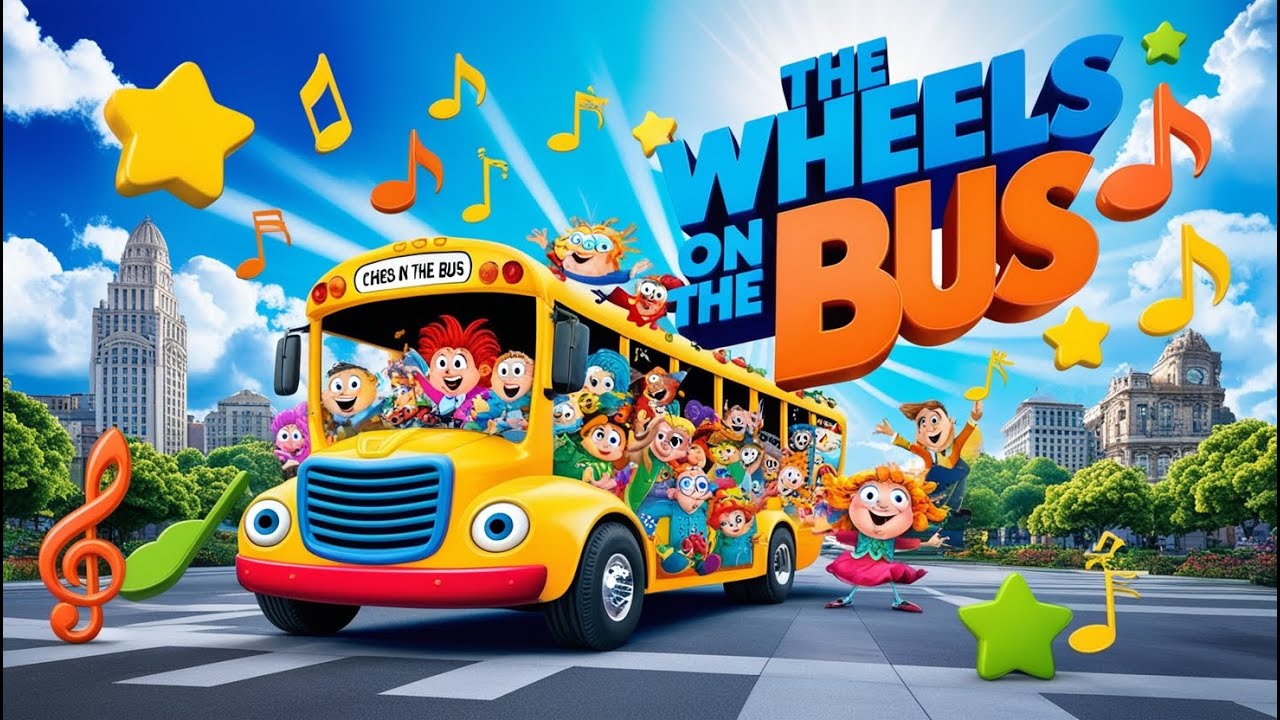The Wheels on the Bus | Fun Kids Songs & Nursery Rhymes" - YouTube