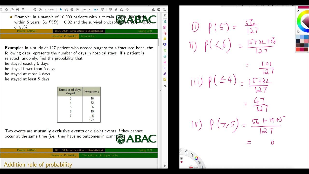 Introduction to Biostatistics: Introduction to Probability - YouTube