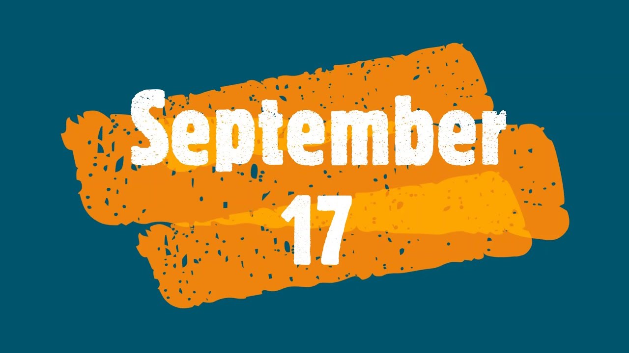 Today in History: September 17 - YouTube