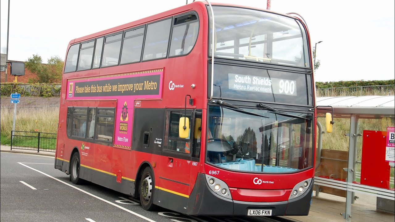 Brilliant Beast and Kickdown: Go North East 6967 (LX06FKN) Dennis ...