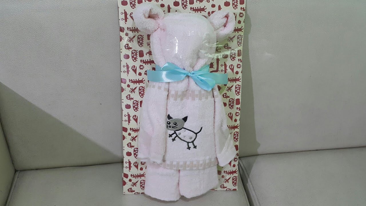 How to make a doll from a towel / Cara membuat boneka Dari handuk - YouTube