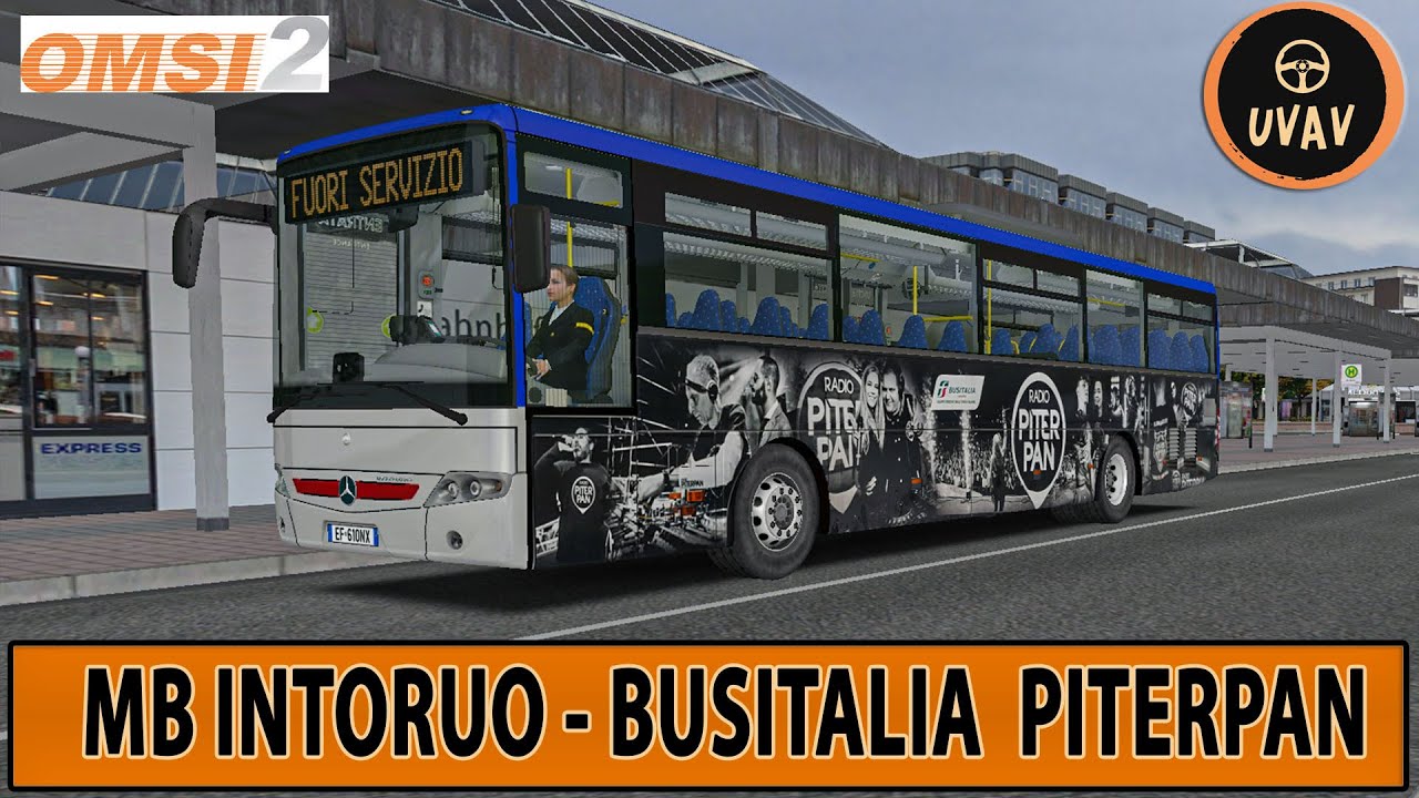 OMSI 2 ITA - MERCEDES BENZ INTOURO - BUSITALIA SPONSOR RADIO PITERPAN ...