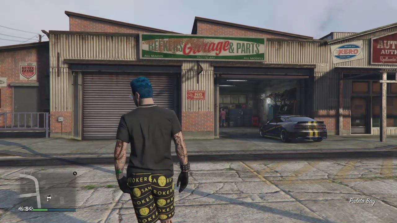 GTA Online - Playing Card Location 23 of 54 - Paleto Bay LS Customs ...
