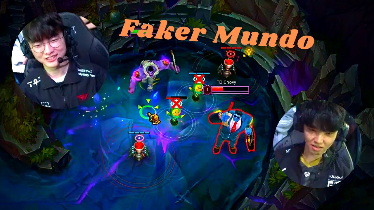 Faker vs Chovy mundo dodge ball | Lol daily Clips - YouTube