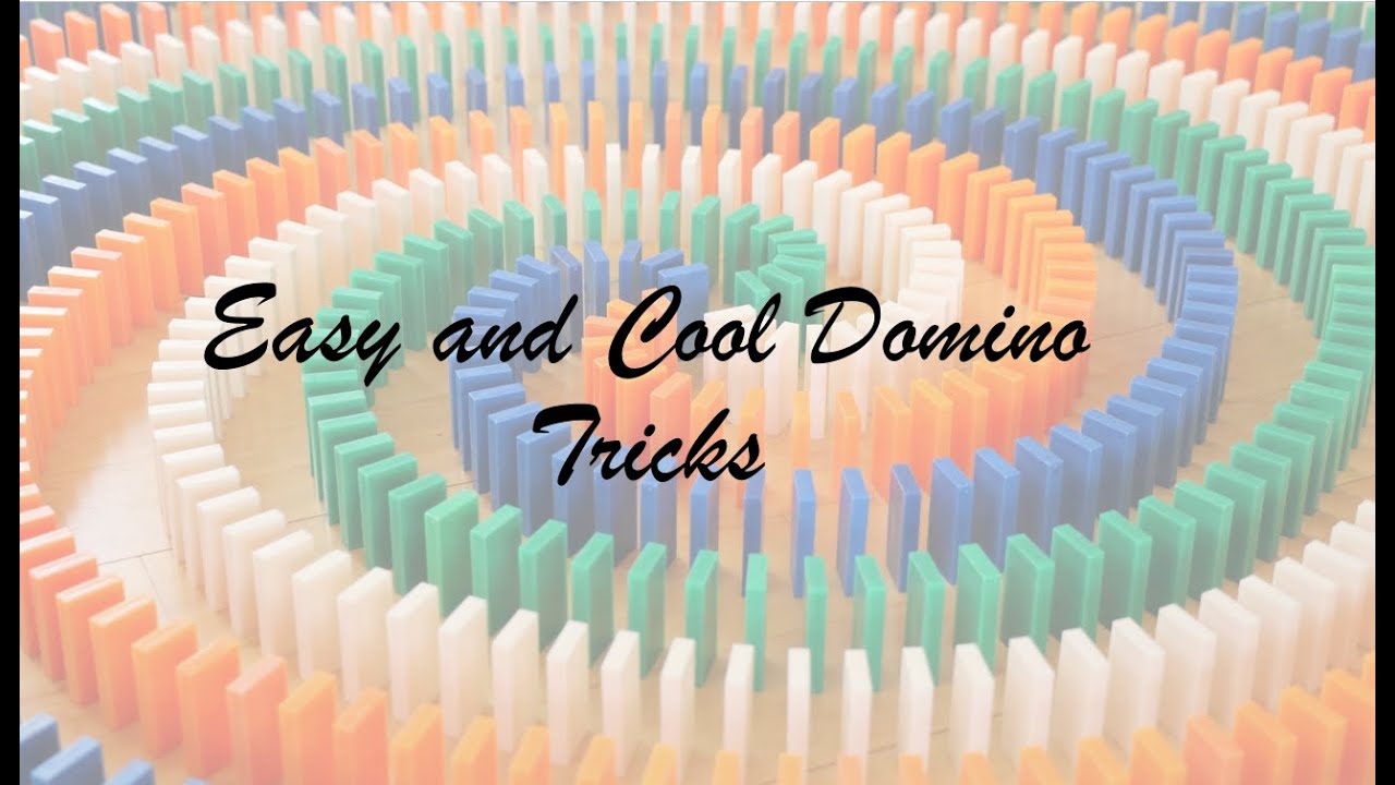 Easy Domino tricks at home - YouTube