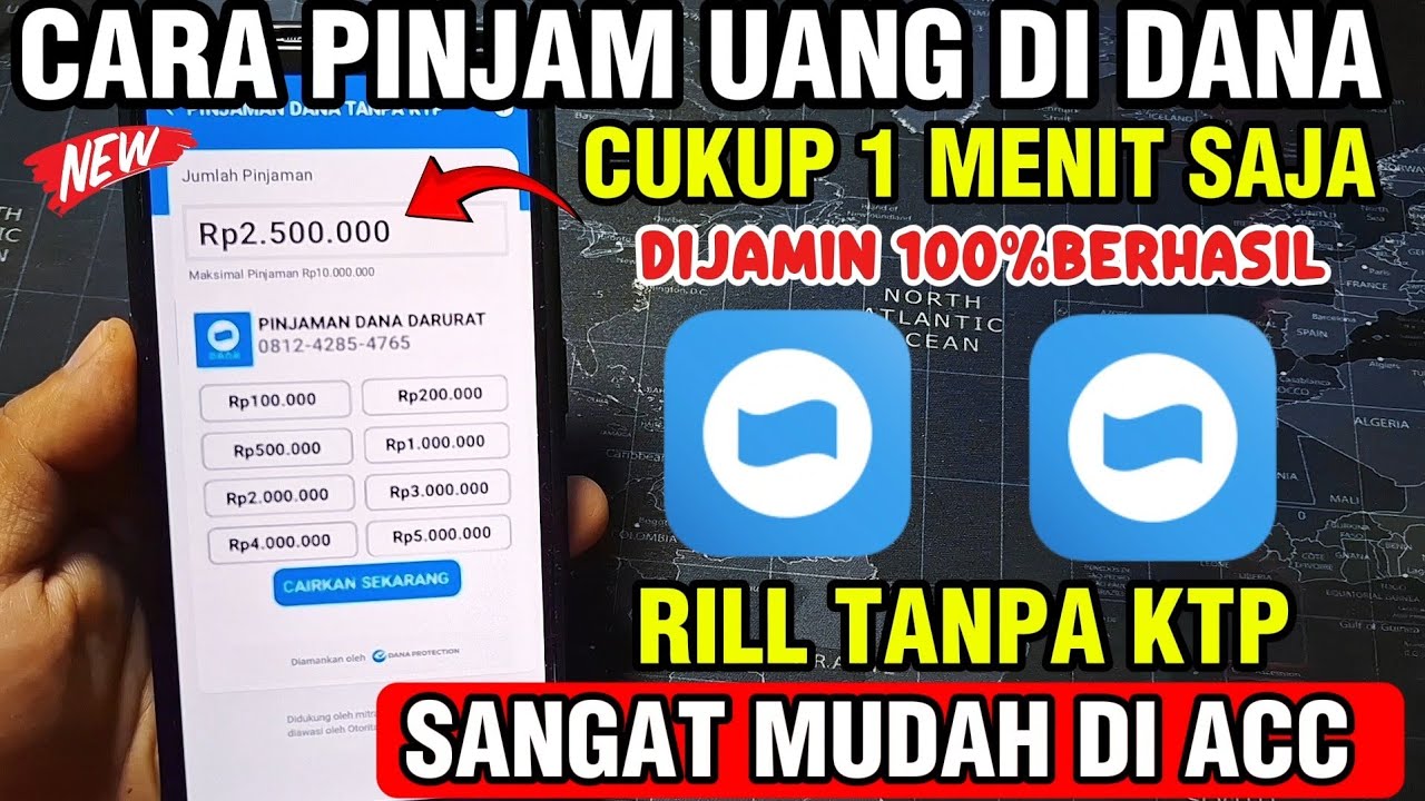 RESMI OJK ️CARA PINJAM UANG DI DANA LANGSUNG CAIR | CARA PINJAM SALDO ...