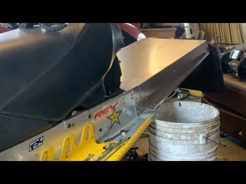 Snowmobile Tunnel Extension (without moving gas tank) / SKIDOO REV ...