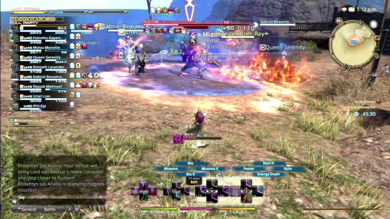 Final Fantasy XIV ARR Boss rhitahtyn sas arvina - YouTube