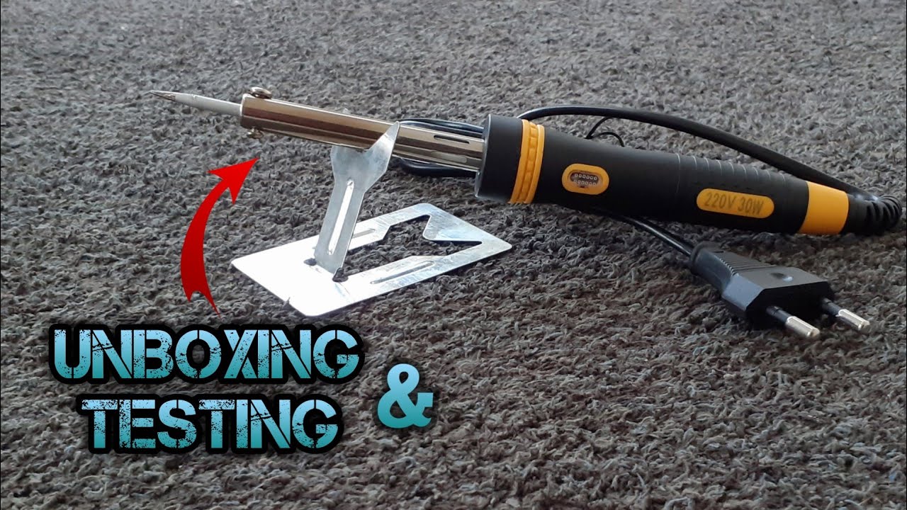 Soldering iron |Unboxing and testing 30W-60W soldering iron - YouTube