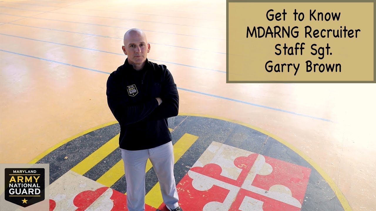 Get to Know MDARNG Recruiter Staff Sgt. Garry Brown - YouTube