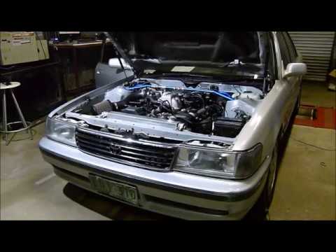 ROSS CUTTING 1UZ CRESSIDA on the dyno - YouTube
