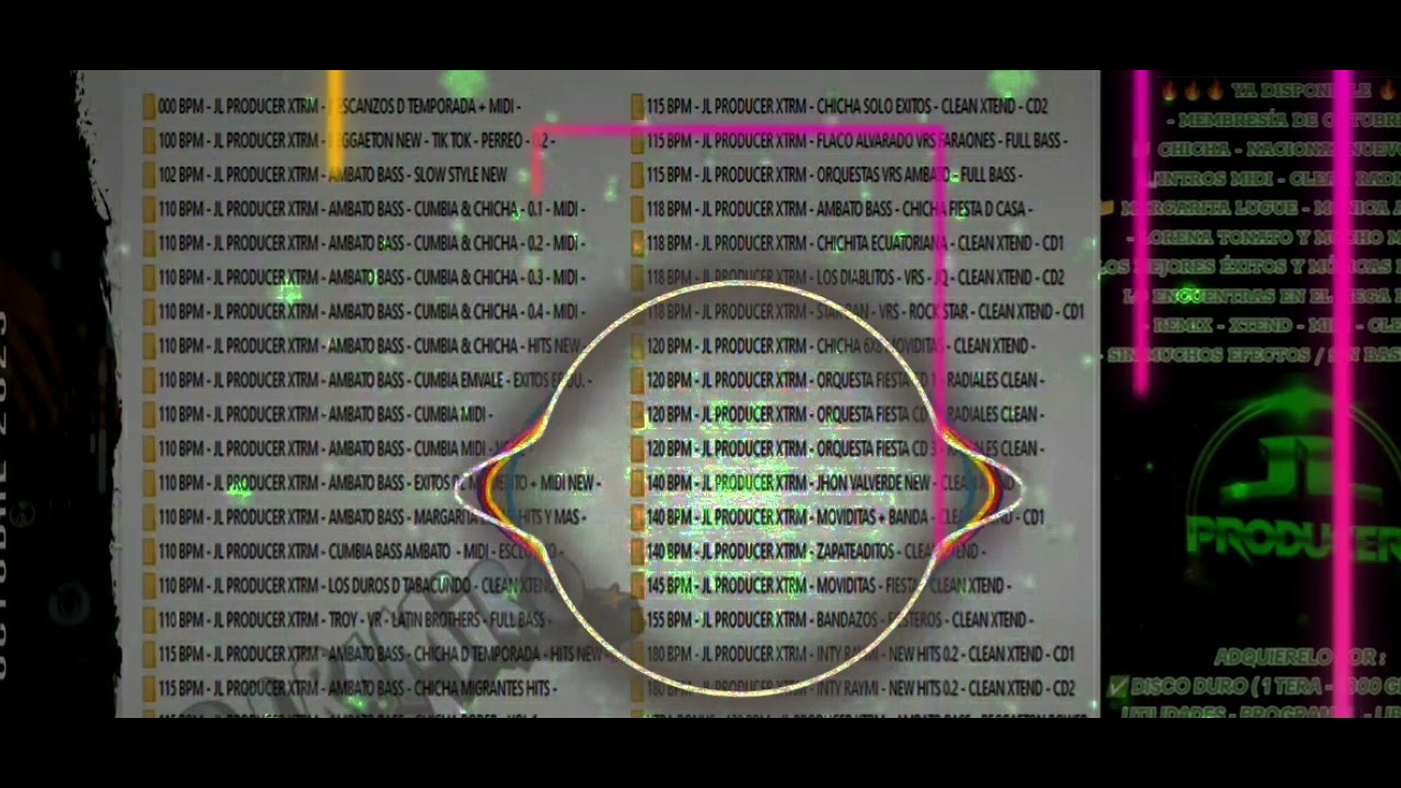 MEGA PACK MULIGENERO 7 GB EN VENTA || OCTUBRE JL PRODUCE 2023 - YouTube