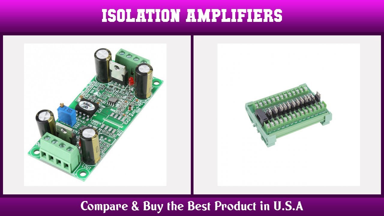 Top 10 Isolation Amplifiers to buy in USA 2021 | Price & Review - YouTube