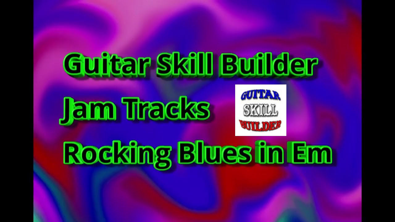 Blues Rock Jam Backing track in Em - E minor at 150 Bpm - YouTube