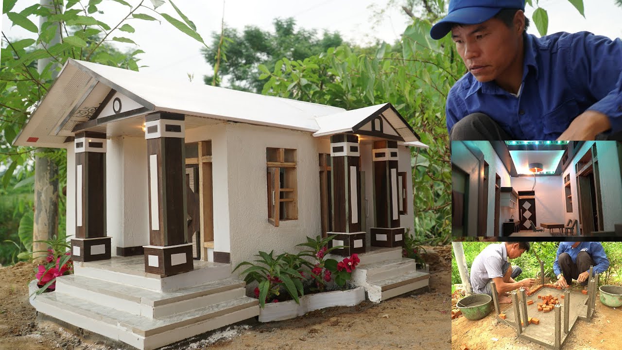 How To Make A Mini House From Bricks And Sand /Fascinate Millions Of ...