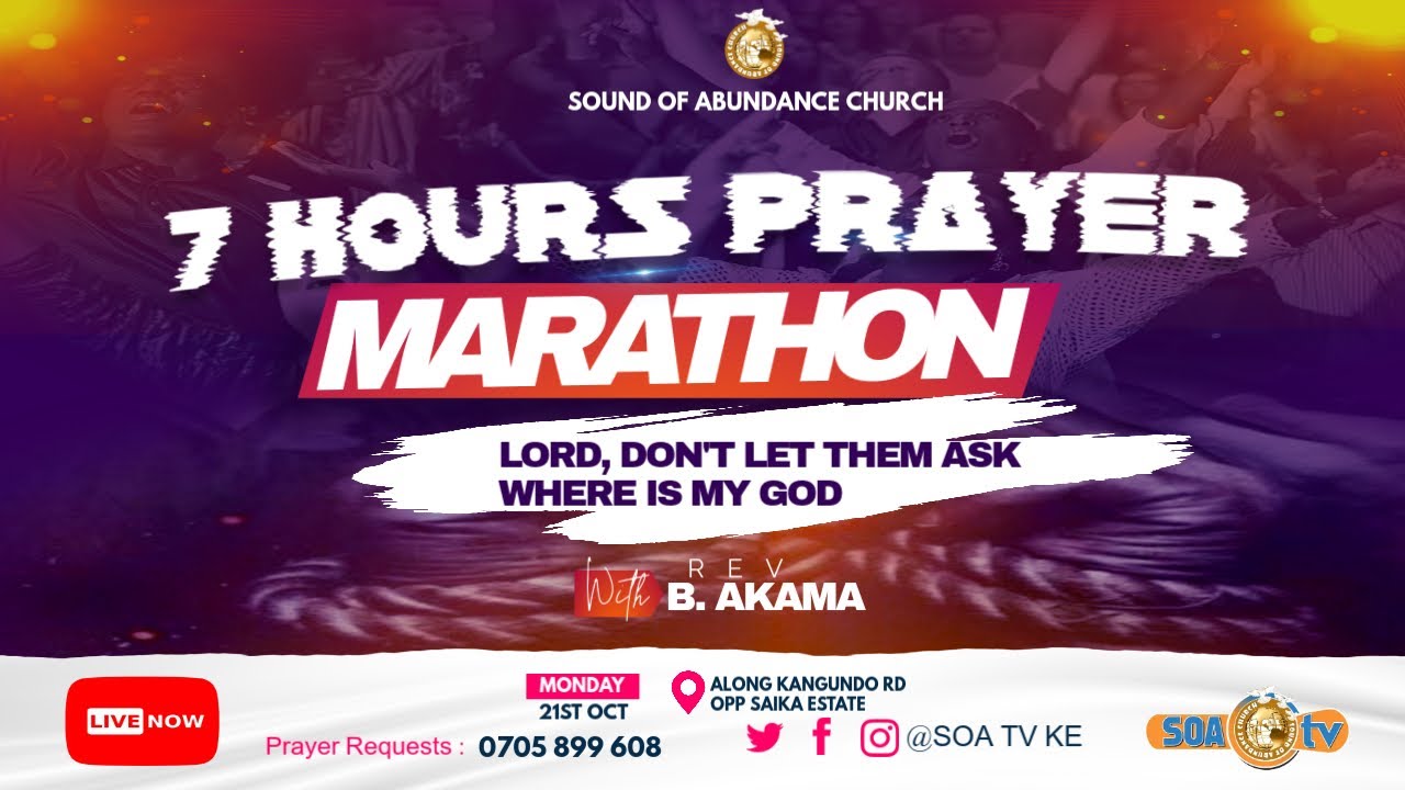 | 𝟕 𝐇𝐎𝐔𝐑𝐒 𝐏𝐑𝐀𝐘𝐄𝐑 𝐌𝐀𝐑𝐀𝐓𝐇𝐎𝐍 | 𝐒𝐎𝐔𝐍𝐃 𝐎𝐅 𝐀𝐁𝐔𝐍𝐃𝐀𝐍𝐂𝐄 𝐂𝐇𝐔𝐑𝐂𝐇 | 𝐑𝐄𝐕 𝐁 𝐀𝐊𝐀𝐌𝐀 | 𝟏 ...