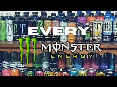 Every Monster Energy Flavor - 92 Flavors of Monster - Monster Energy ...