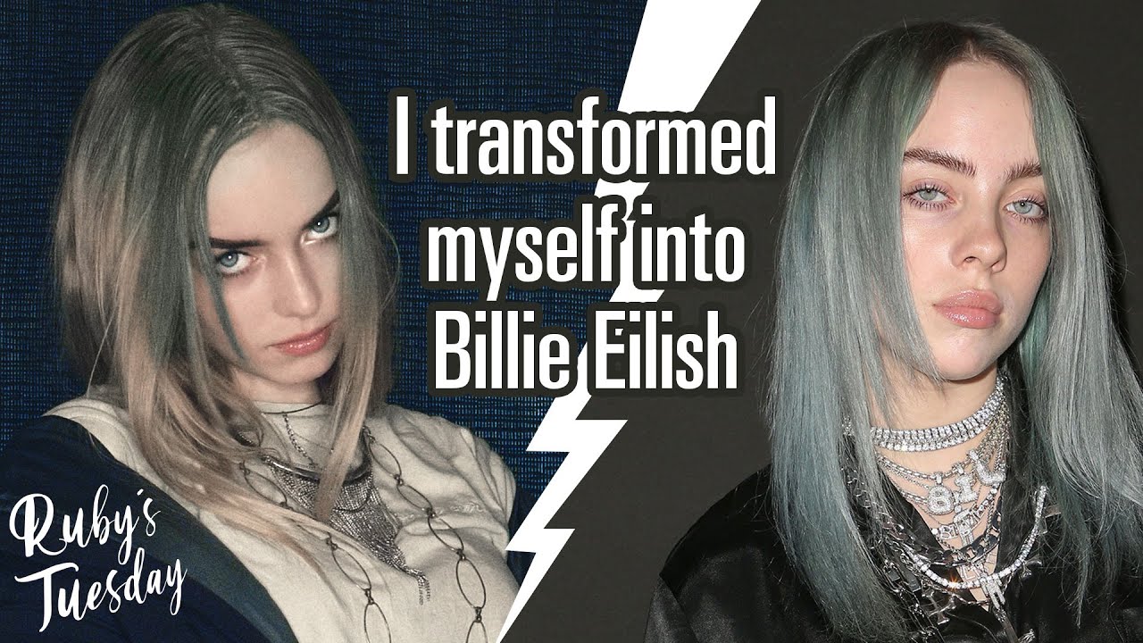 I transformed myself into Billie Eilish. - YouTube