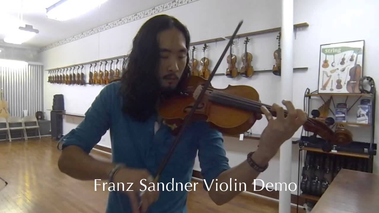 Franz Sandner Violin Demo by Jimmy Chaos | The Violin Center - YouTube