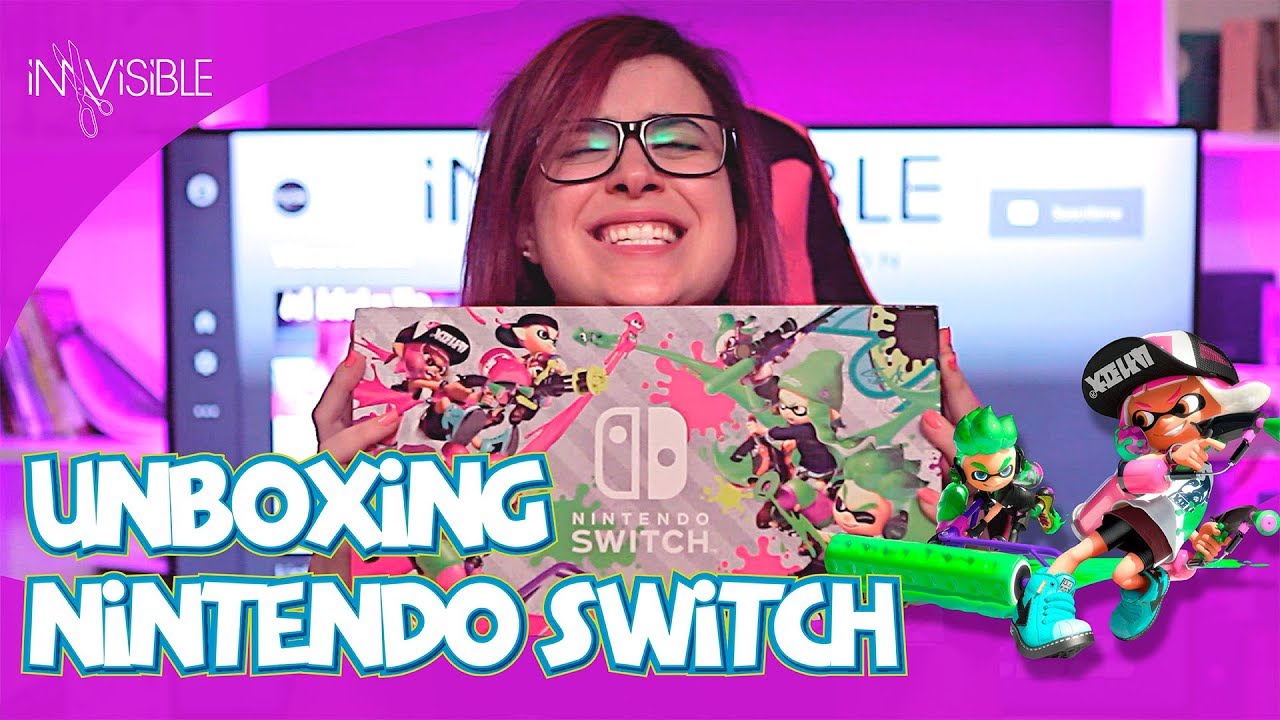 UNBOXING NINTENDO SWITCH + SPLATOON 2 - PACK EDICION ESPECIAL - YouTube
