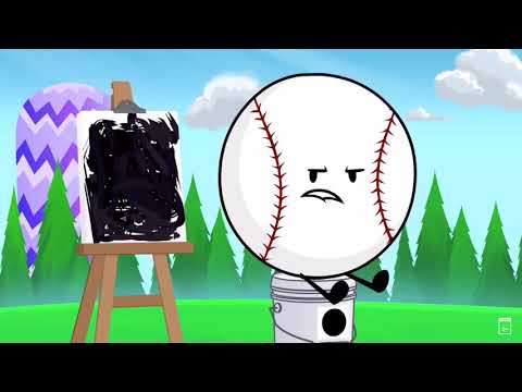 Inanimate Insanity Interactions - Paintbrush & Baseball - YouTube