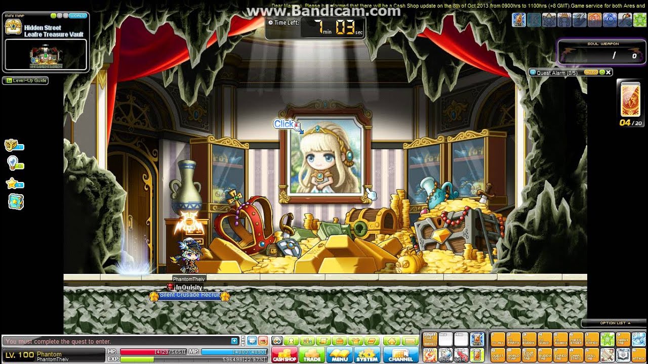 MapleStory Izar Phantom 4th job advancement - YouTube