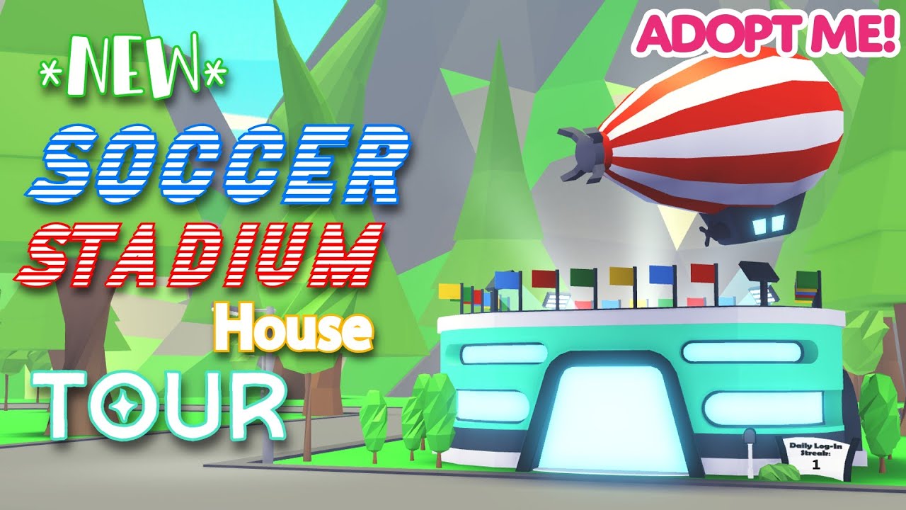 *NEW* SOCCER STADIUM House TOUR | Roblox Adopt Me - YouTube