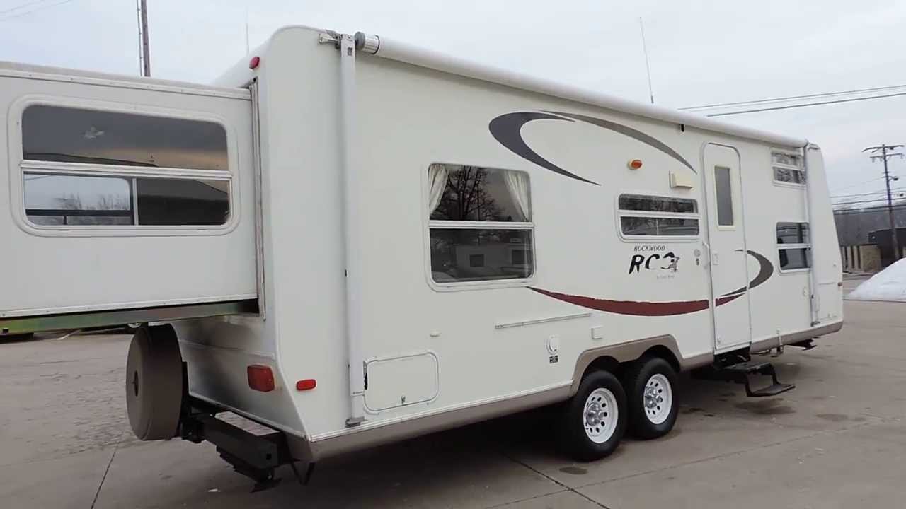 Nice Clean 27' 2006 Rockwood Roo 26RS 1-Rear Slide Quad Front Bunks ...