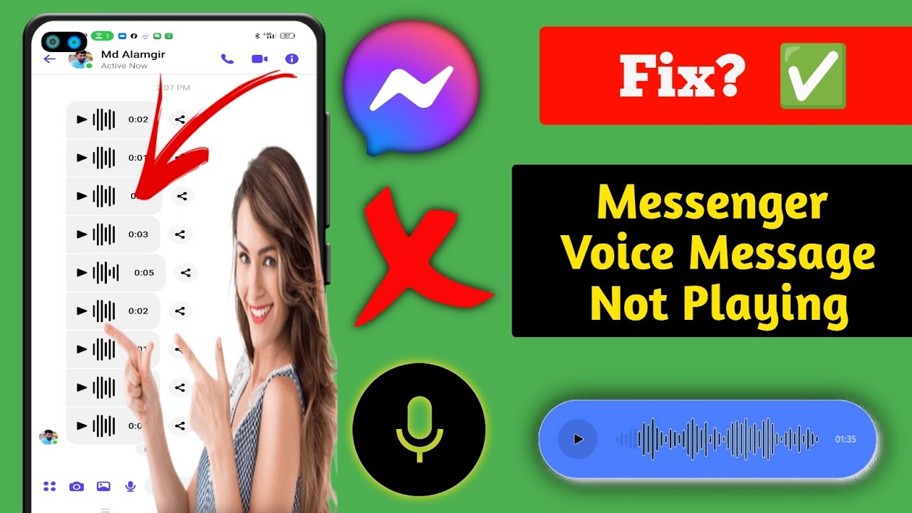 How to Fix Messenger Voice Message Not Playing (2024) | voice message ...
