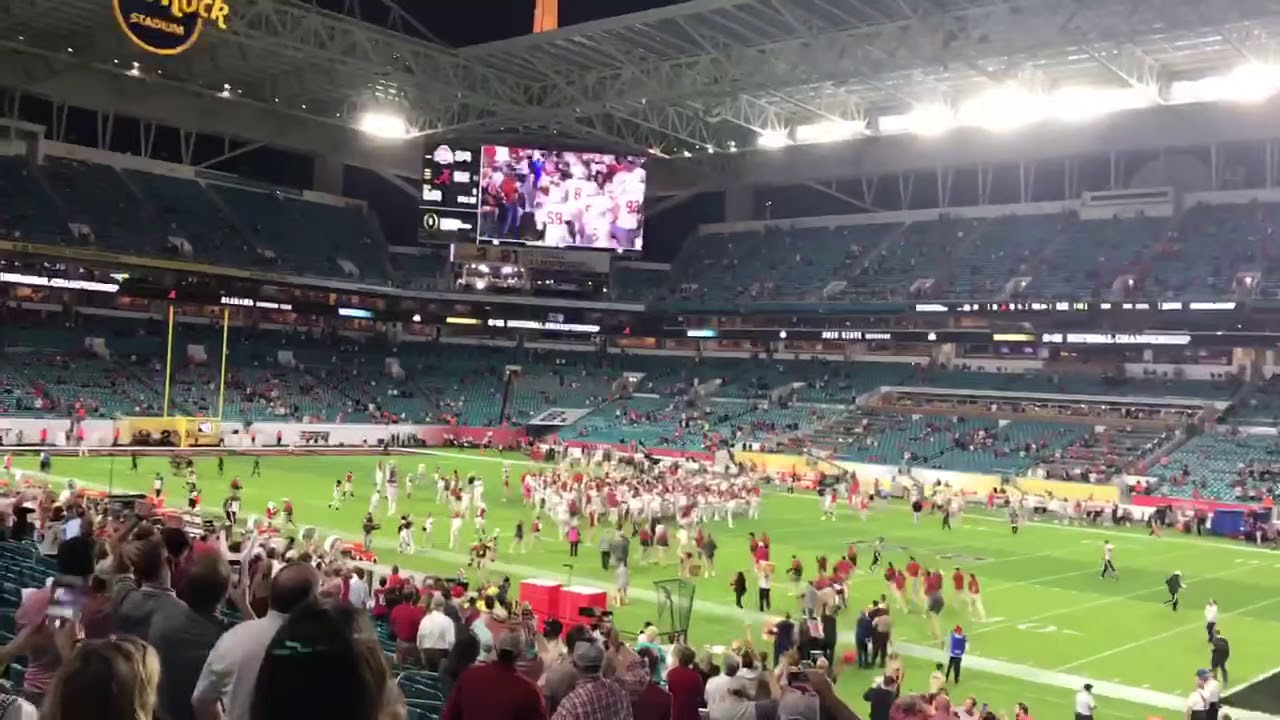 2021 CFP National Championship - Alabama Celebration - YouTube