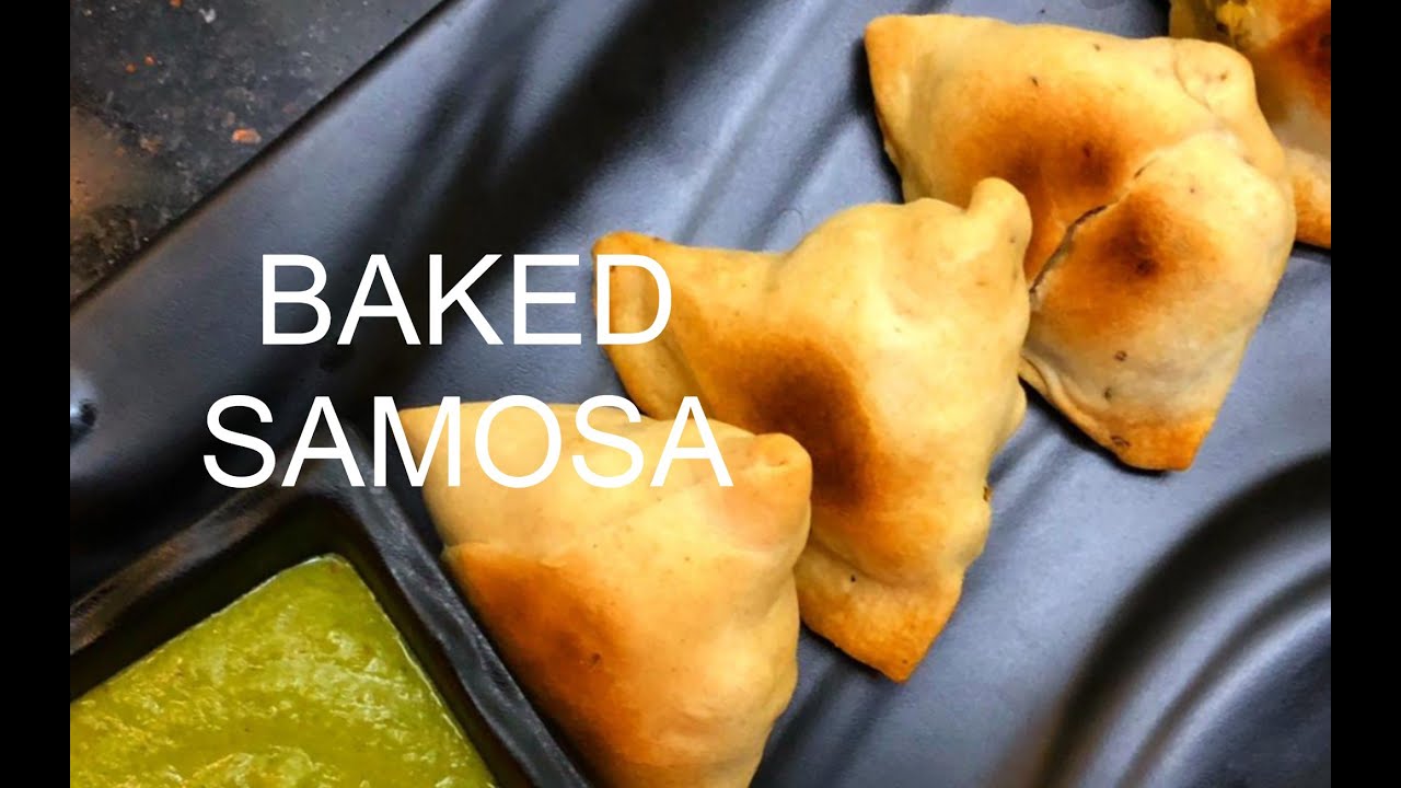 BAKED SAMOSA | Samosa in Microwave Oven - YouTube