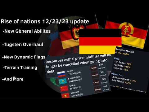NEW Rise of Nations Update - New military Traits, Dynamic flags ...