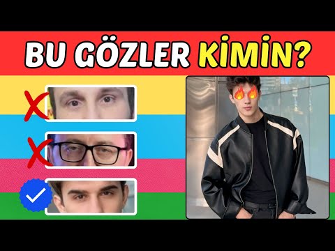 Fenomenleri Gözlerinden Tahmin Et 👀 Bu gözler kimin❓ 🌟 Fenomen Bulmaca