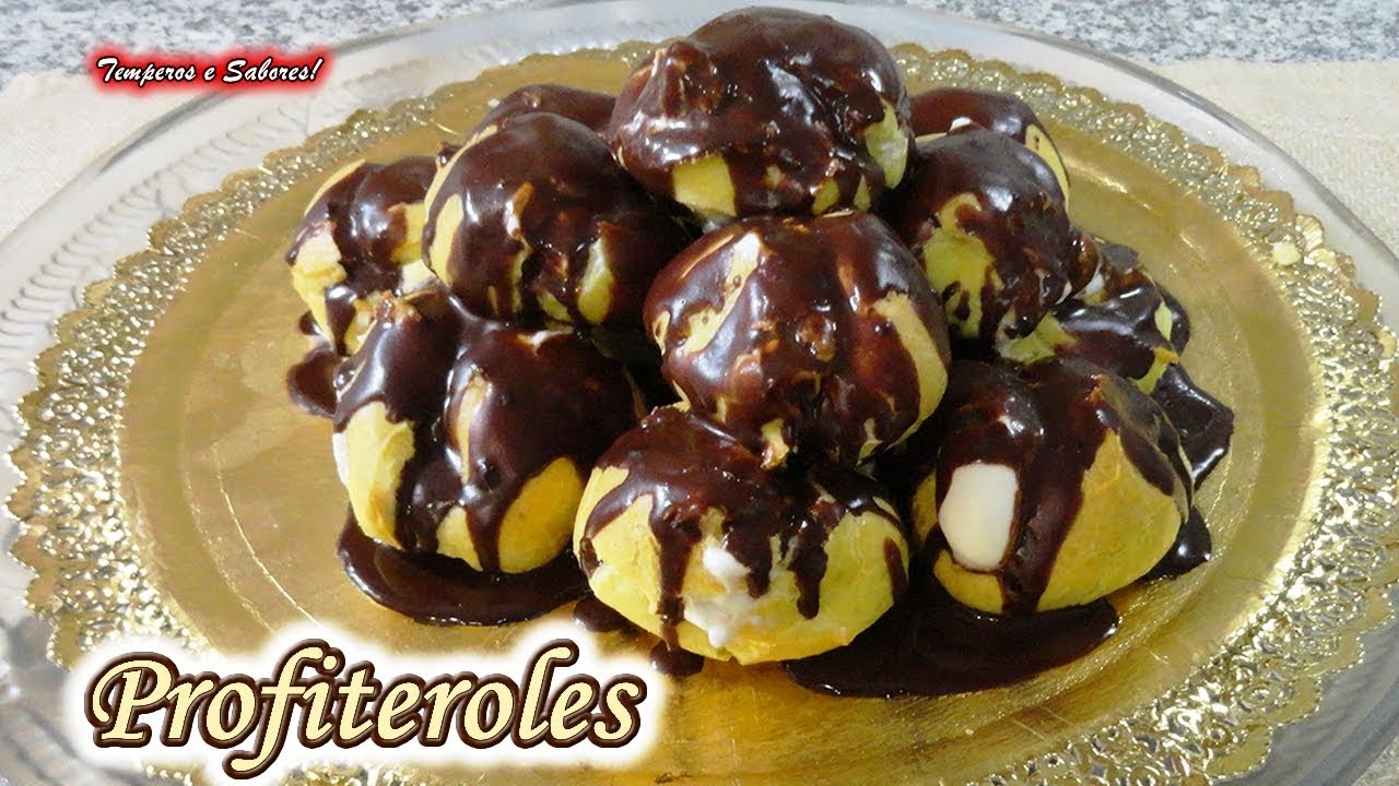 PROFITEROLES rellenos de Chantilly fáciles y deliciosos - YouTube