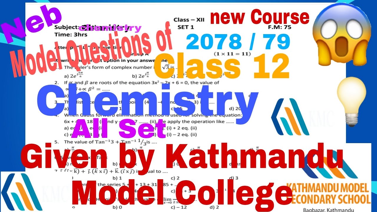 Chemistry Model Questions Class 12 new Course Given By Kathmandu chemistry-model-questions-class-12-new-course-given-by-kathmandu