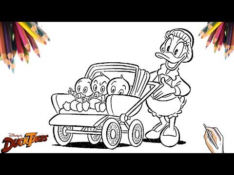 COMO O DESENHAR A DUMBELA PATO | DUCKTALES | HOW TO DRAW THE DUMBELLA ...
