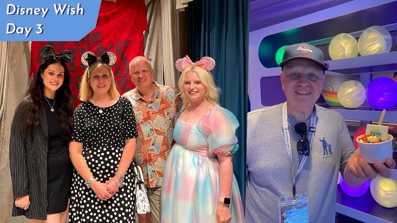Disney Wish Vlog Day 3 | Olaf's Royal Picnic, Joyful Sweets & Pirate ...