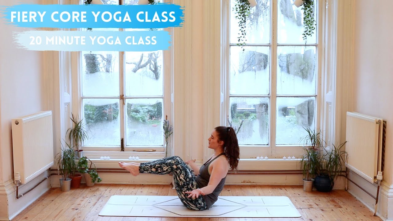 FIERY YOGA FOR THE CORE // 20 minute yoga - YouTube