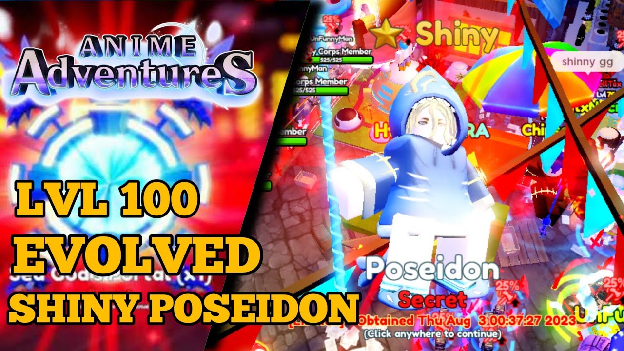 Secret Unit Shiny Poseidon Full Evolved, Bagus Kah? || Anime Adventure ...