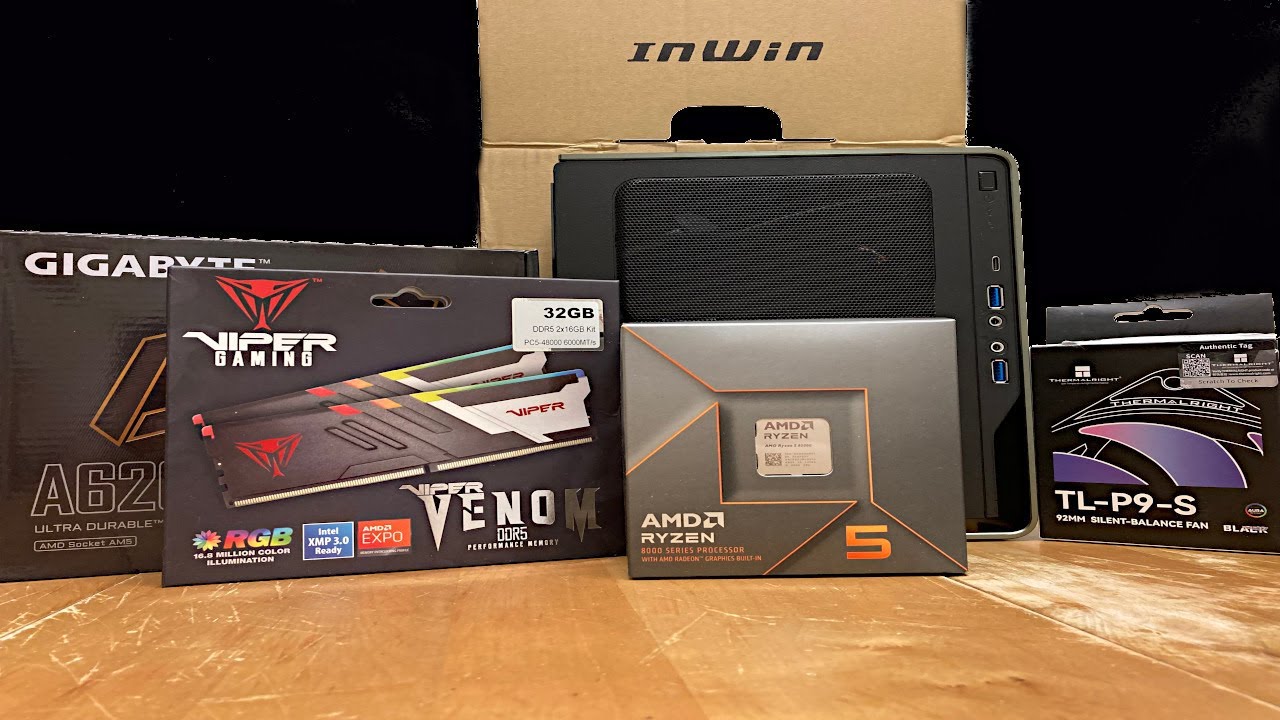 First ever Mini-ITX Build Ryzen 5 8500G,DDR5 32GB,T5001TB. iGPU - ON ...