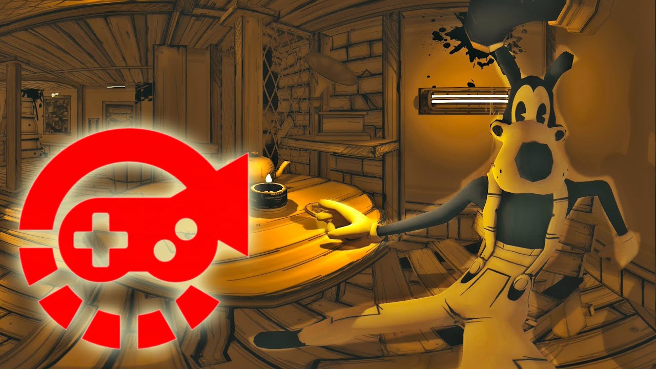 360° Video - Boris' Safehouse, Bendy and the Ink Machine - YouTube